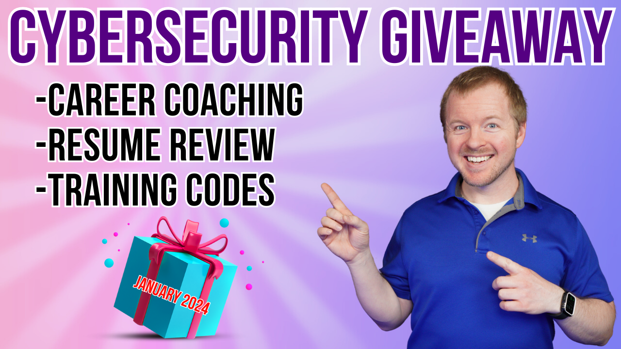 Cyber Security Giveaway // Career Coaching, Resume Reviews & Training